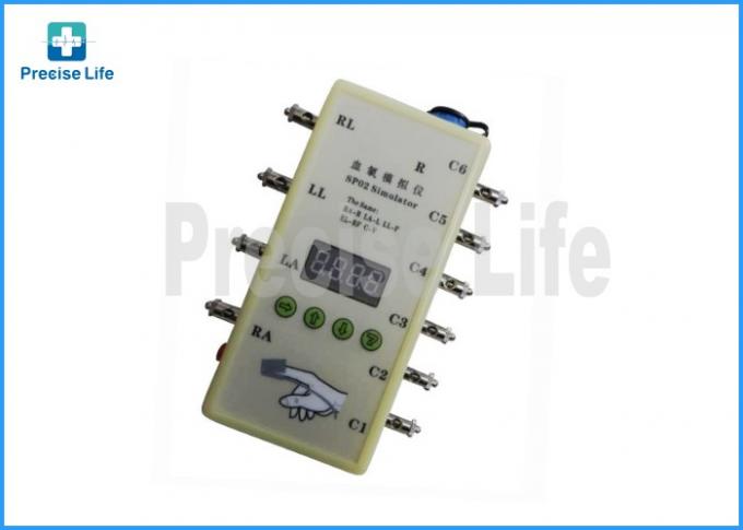 ECG SpO2 Medical simulator with 10 lead , Medical Simulation Equipment