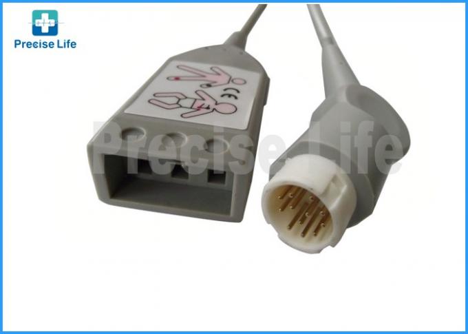 3 lead Hospital Ph Patient monitor M1500A ECG Monitor Cable with 12 ...