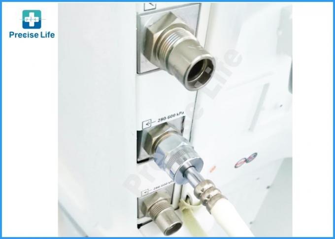 Silvery White Ventilator Anesthesia Machine NIST Air Connector