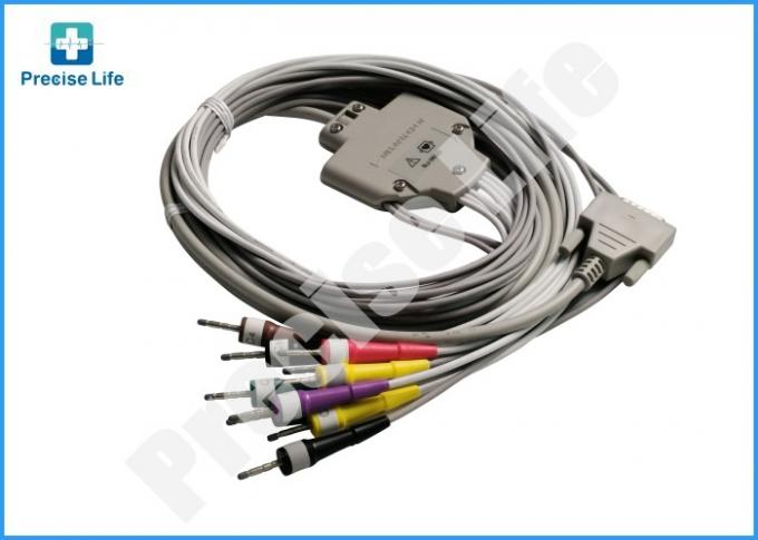 Nihon Kohden BJ-963D ECG Patient Cable IEC Color Code 3.0DIN For ECG ...