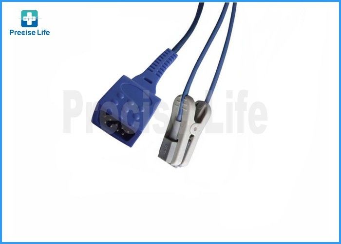 Reusable Datex OXY-E-DB SpO2 ear sensor probe with DB 9 pin connector