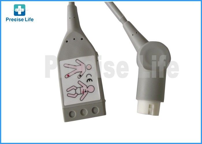 3 lead Hospital Ph Patient monitor M1500A ECG Monitor Cable with 12 ...