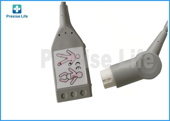 Ph Patient monitor M1510A 3 lead ECG cable with 12 connector AHA color code