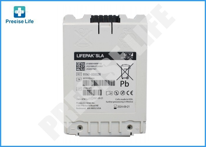 Physio-Control 11141-000028 Lifepak SLA battery Medtronic 3009378-004 ...